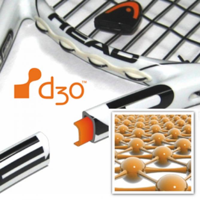 Head tennis racquet technology - YouTek d3o