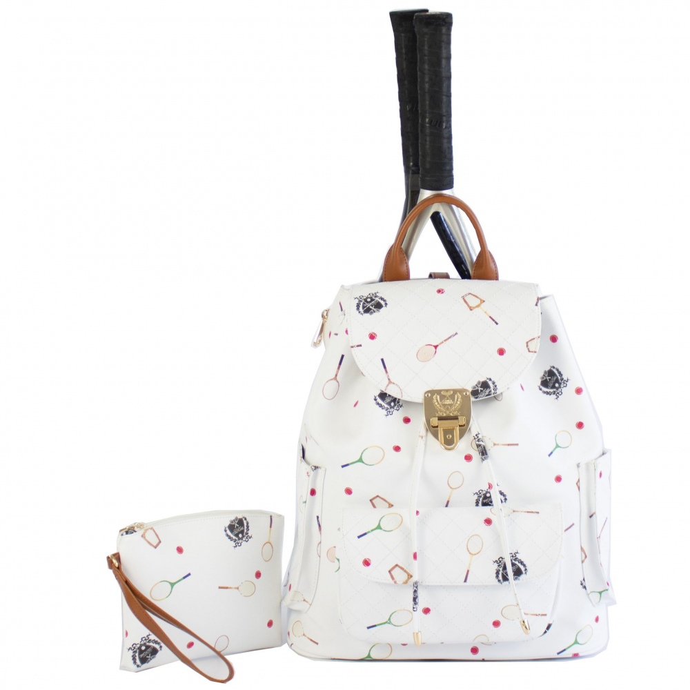 Court Couture Hampton Monogram Tennis Backpack
