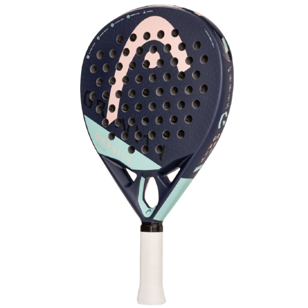 Head Gravity Motion Padel Racket (Black/Light Blue/Light Pink)