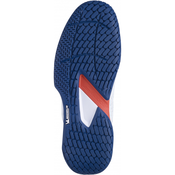 Babolat Men's Propulse Fury 3 All Court Tennis Shoes (White/Estate Blue ...