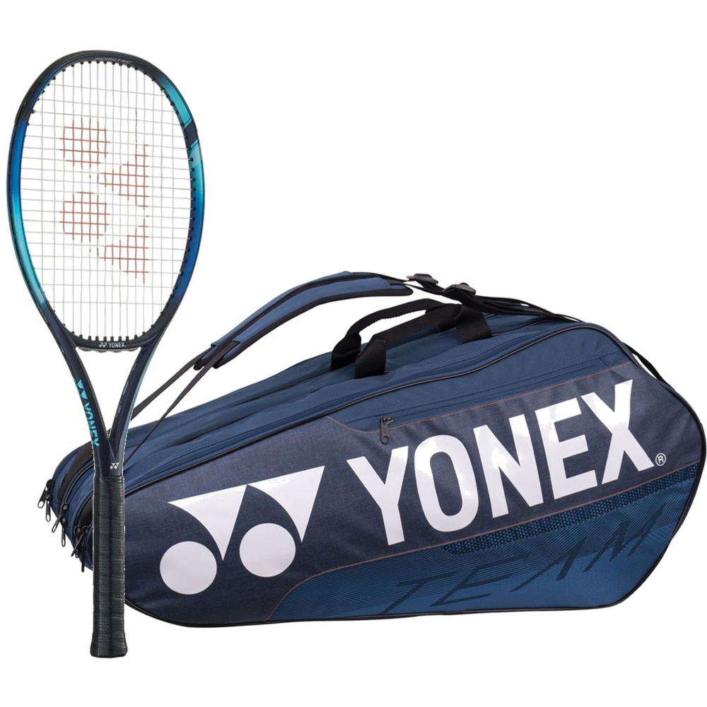 Yonex EZone 98 Tour 7th Gen + 9pk Bag (Deep Blue)