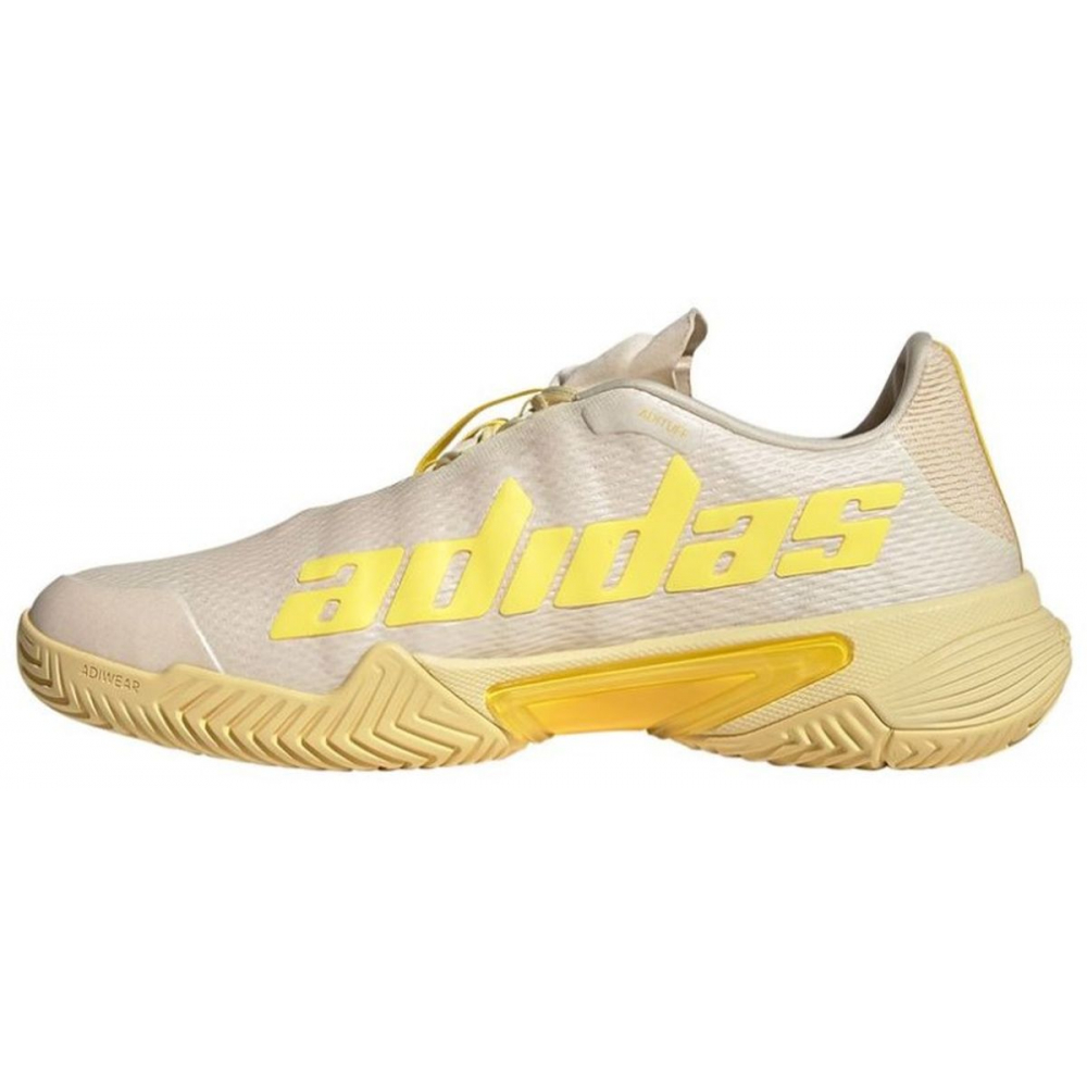 Adidas Men's Barricade Tennis Shoes (Ecru Tint/Beam Yellow/Almost Yellow)
