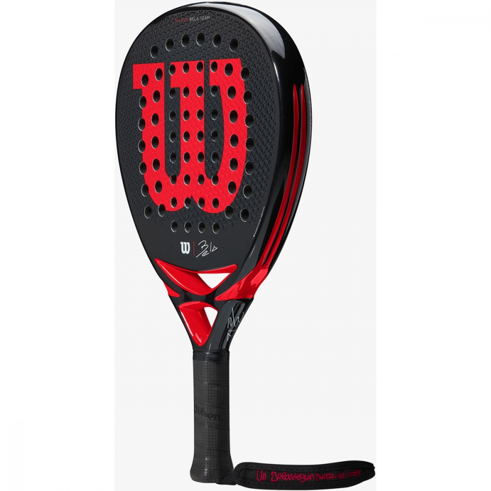 Wilson Bela Team Padel Racket (Black/Red)