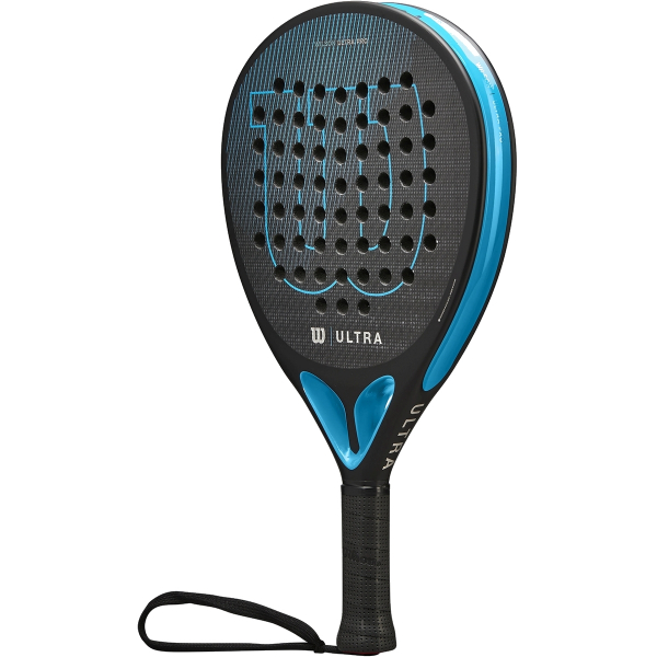 Wilson Ultra Pro v2 Padel Racket (Black/Bright Blue)
