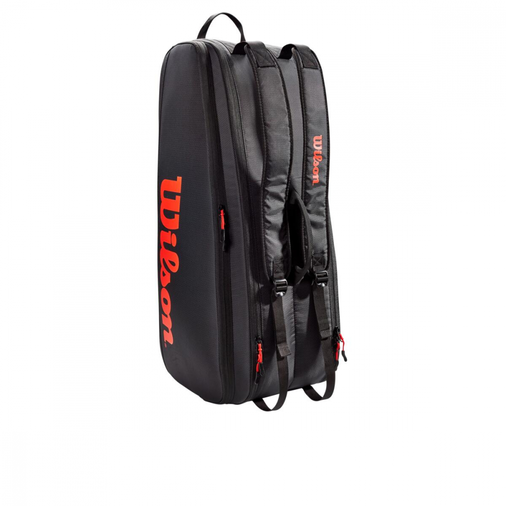 Wilson Tour 6 Pack Tennis Bag (Red/Black)