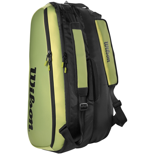 Wilson Super Tour Blade 9PK Tennis Racquet Bag (Green/Black)