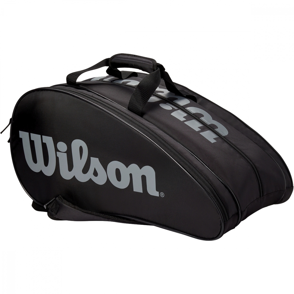 Wilson Rak Pak Padel 6-Racket Bag (Black/Charcoal)
