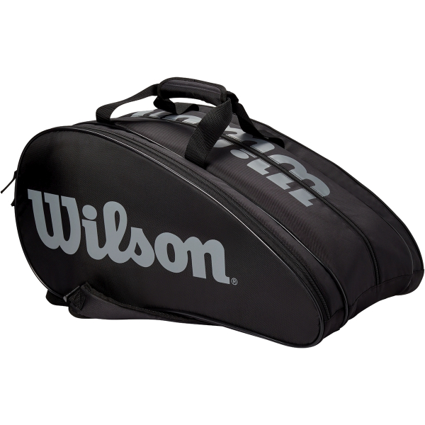 Wilson Rak Pak Padel 6-Racket Bag (Black/Charcoal)