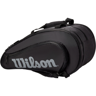 Wilson Rak Pak Padel 6-Racket Bag (Black/Charcoal)