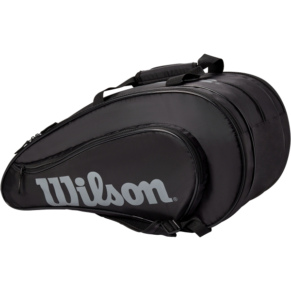 Wilson Rak Pak Padel 6-Racket Bag (Black/Charcoal)