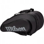 Wilson Rak Pak Padel 6-Racket Bag (Black/Charcoal)