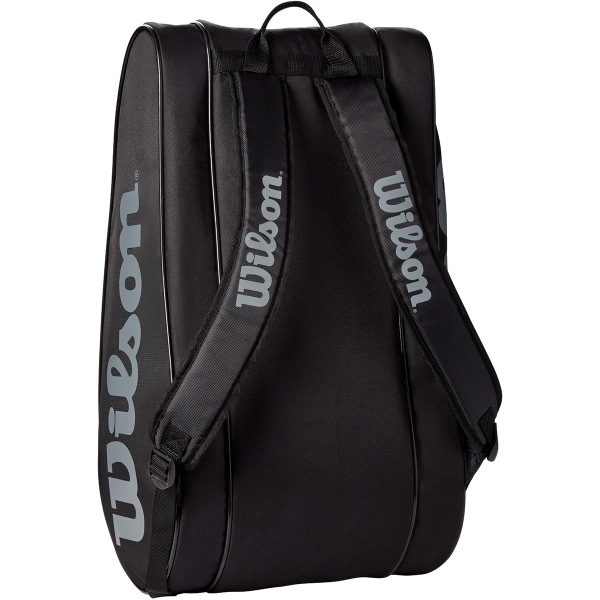 Wilson Rak Pak Padel 6-Racket Bag (Black/Charcoal)