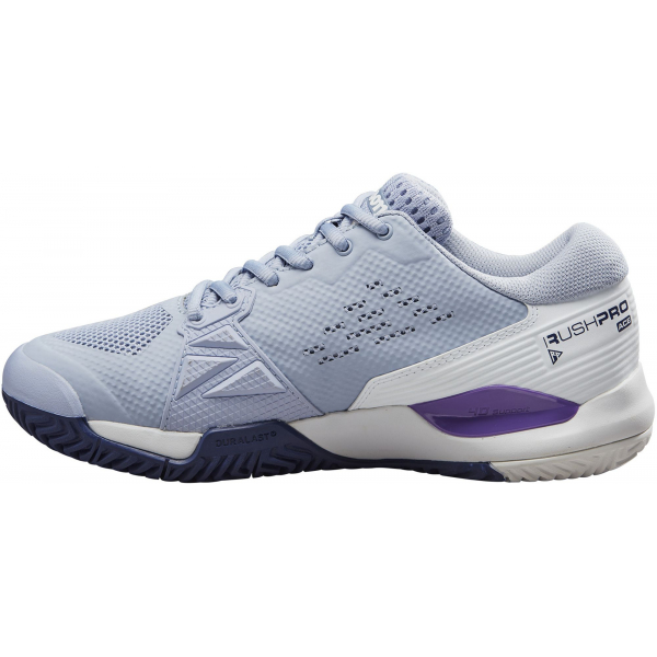 Wilson Women's Rush Pro ACE Tennis Shoes (Eventide/White/Royal Lilac)