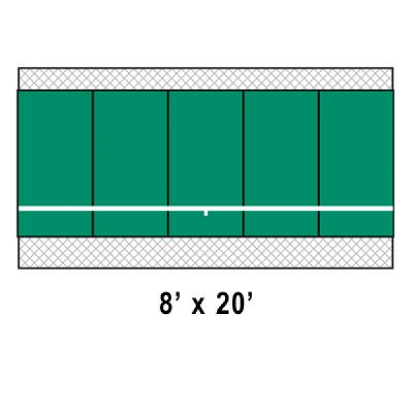 Bakko Backboards Slimline Flat Series Backboard 8\' x 20\'