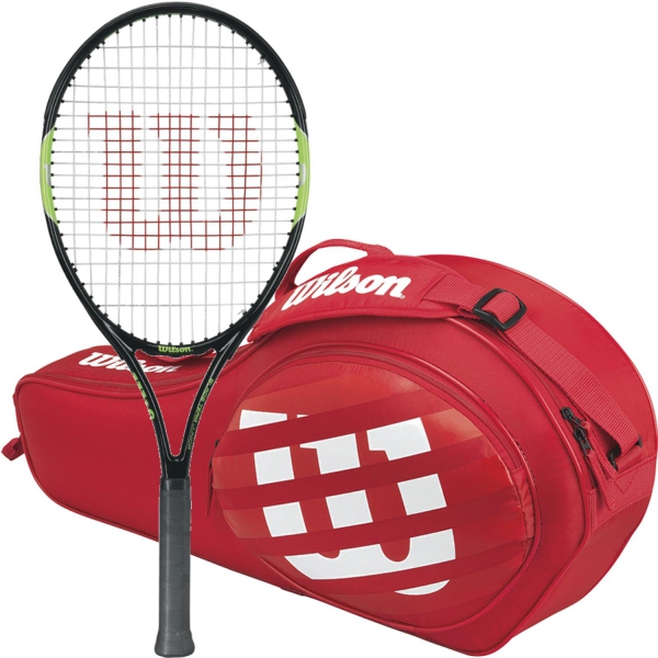 Wilson Blade Team Junior Tennis Racquet bundled with a Red Match Junior ...