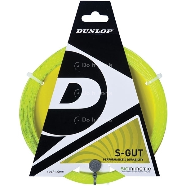 Dunlop S-Gut 18g Tennis String (Set)