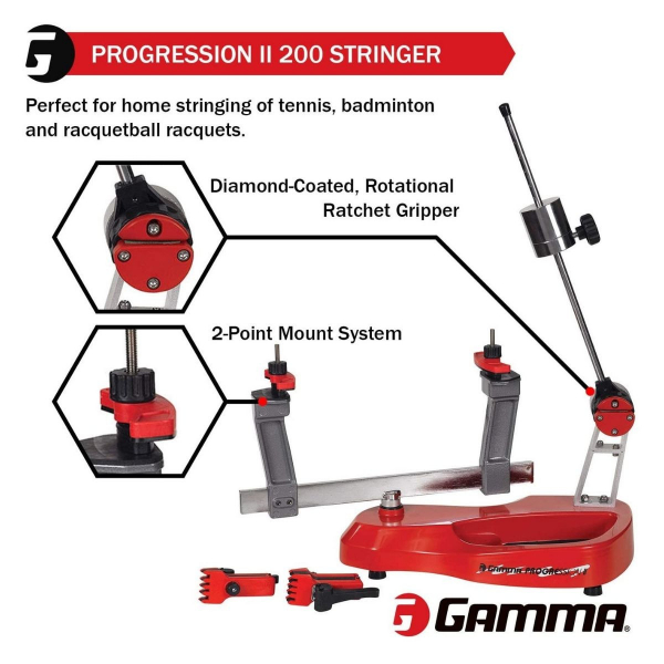 GAMMA Progression II 200 Stringing Machine