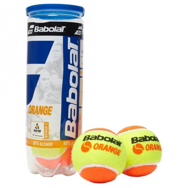 Babolat Nadal Jr Tennis Racquet, Orange Tennis Ball Bundle