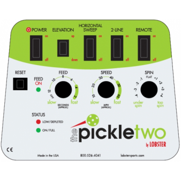 The Pickle Two by Lobster Portable Pickleball Machine