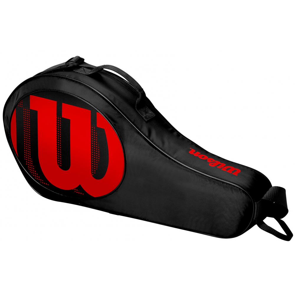 Wilson Junior 3 Pack Tennis Bag (Black Red)