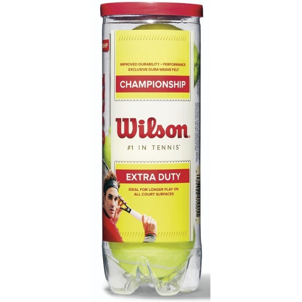 Wilson Championship Extra Duty Tennis Ball Can (3 Balls)