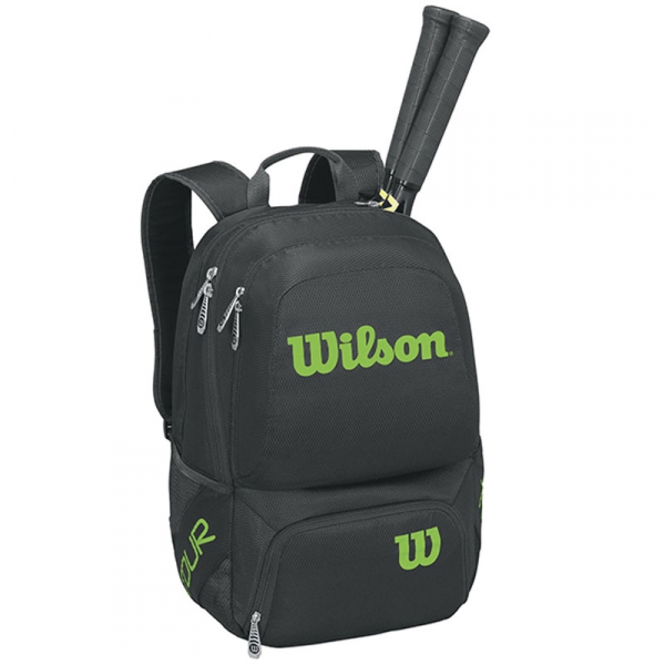 Wilson Tour V Tennis Backpack (Black/Lime)