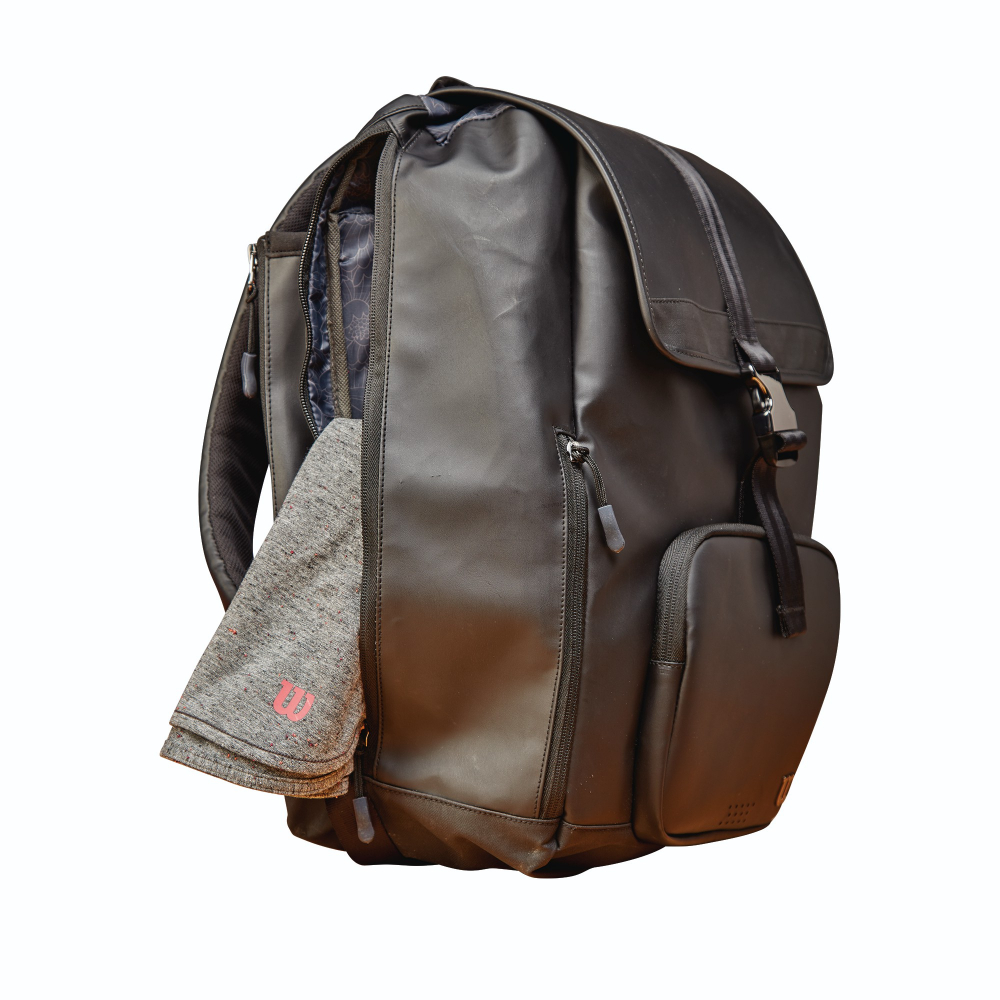 Wilson Women's Fold-Over Tennis Backpack (Black)