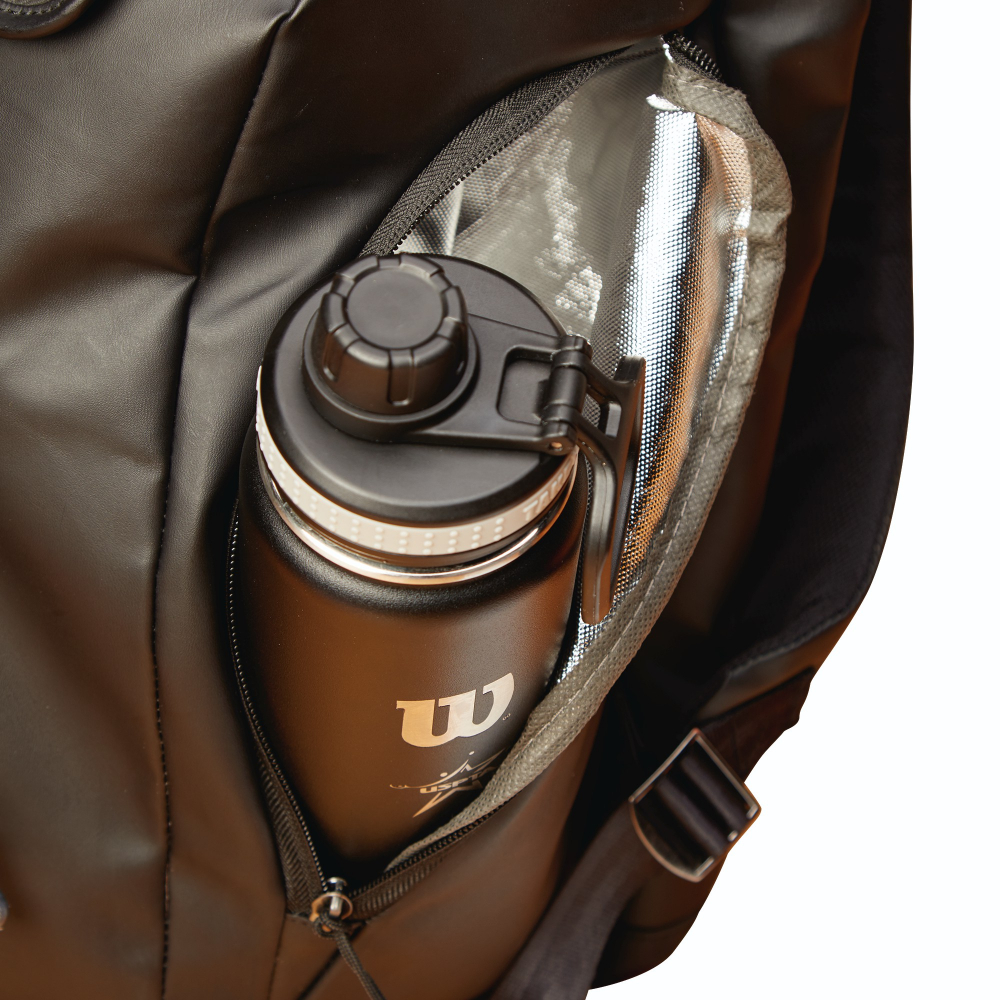 Wilson Women's Fold-Over Tennis Backpack (Black)