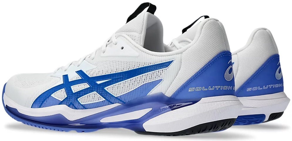 Asics Men's Solution Speed FF 3 Tennis Shoes (White/Tuna Blue)