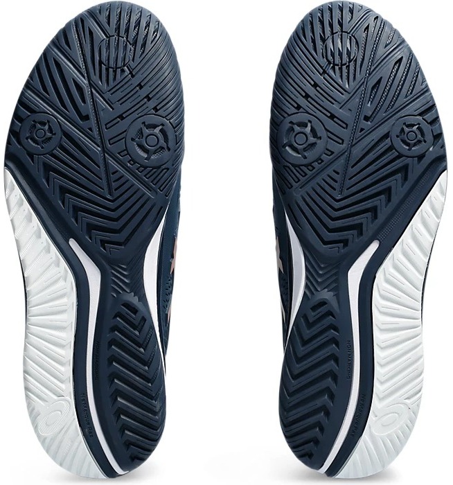 Asics Men's Gel-Resolution 9 Tennis Shoes (French Blue/Pure Gold)