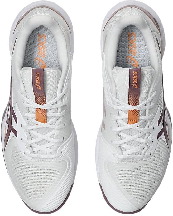 Asics Women's Solution Speed FF 3 Tennis Shoes (White/Dusty Mauve)
