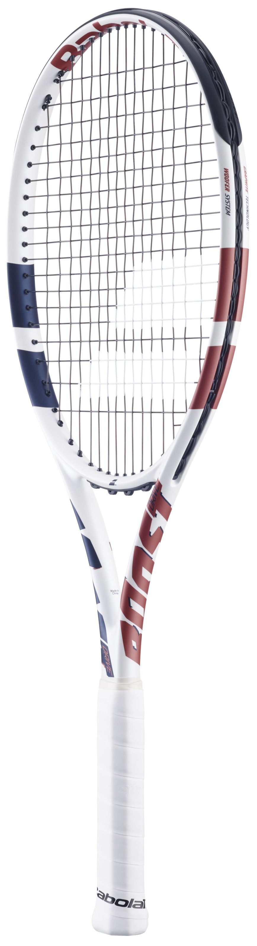 Babolat Boost Drive Strung Tennis Racquet (White)