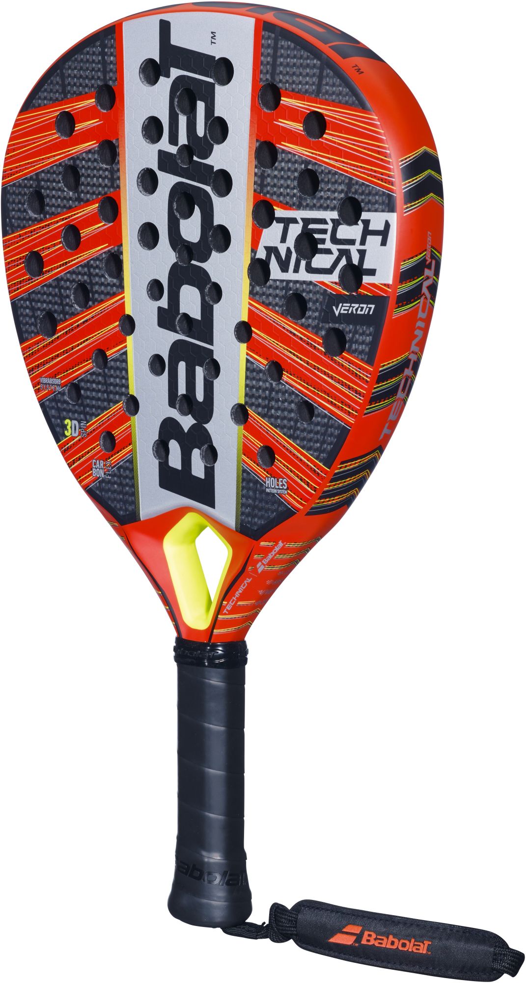 Babolat Technical Veron Padel Racket (Red/Black)