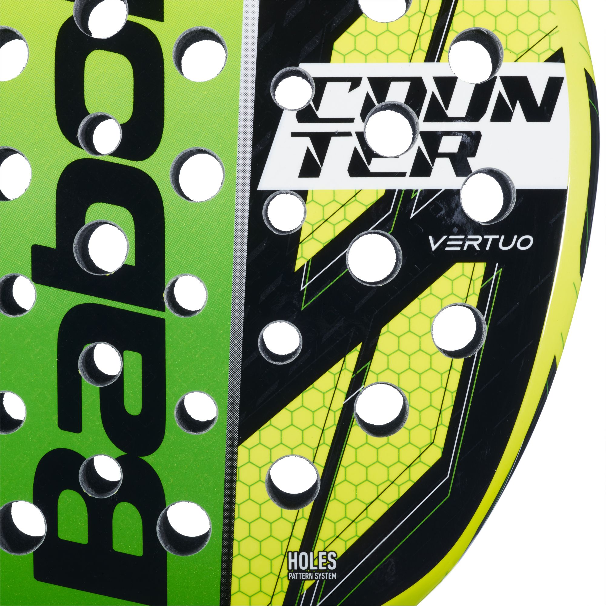 Babolat Counter Vertuo Padel Racket (Yellow/Black/Green)