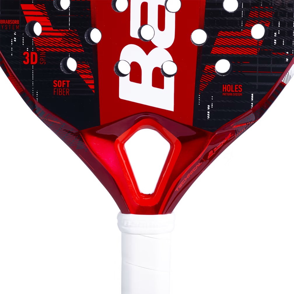 Babolat Technical Vertuo Juan Lebron Padel Racket (Dark Metallic Red ...