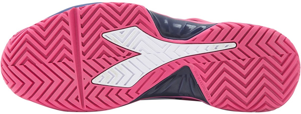 Diadora Women's B.Icon 2 All Ground Tennis Shoes (Pink Yarrow/White ...