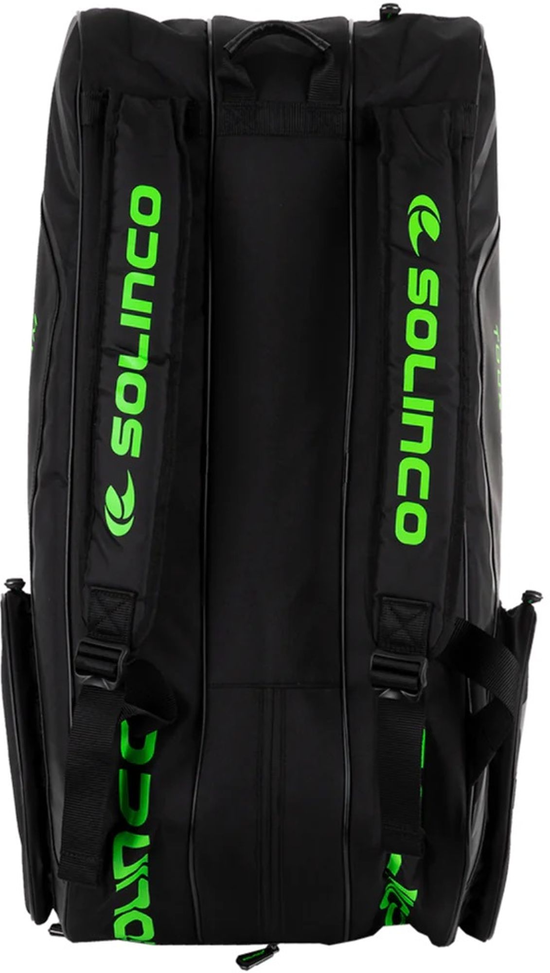 Solinco Tour 15 Pack Tennis Racquet Bag (Black/Neon Green)