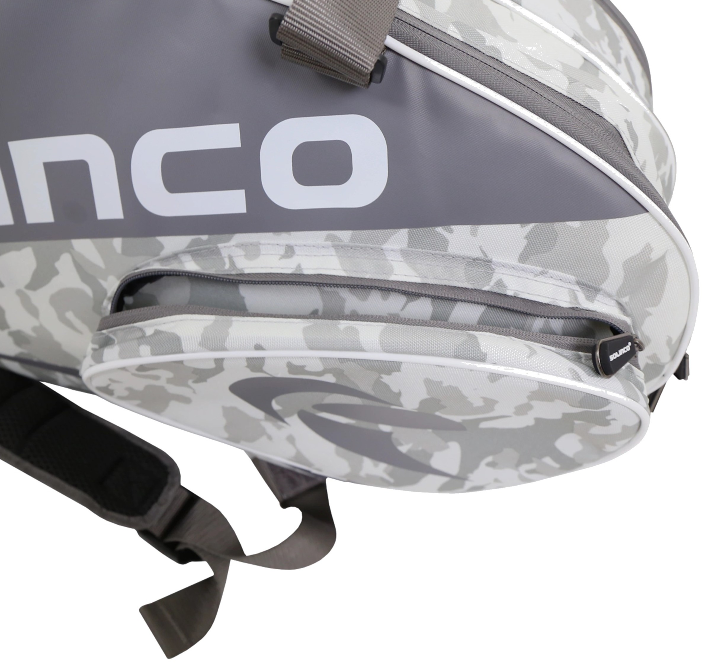 Solinco Tour 6 Pack Tennis Racquet Bag (White Camo)