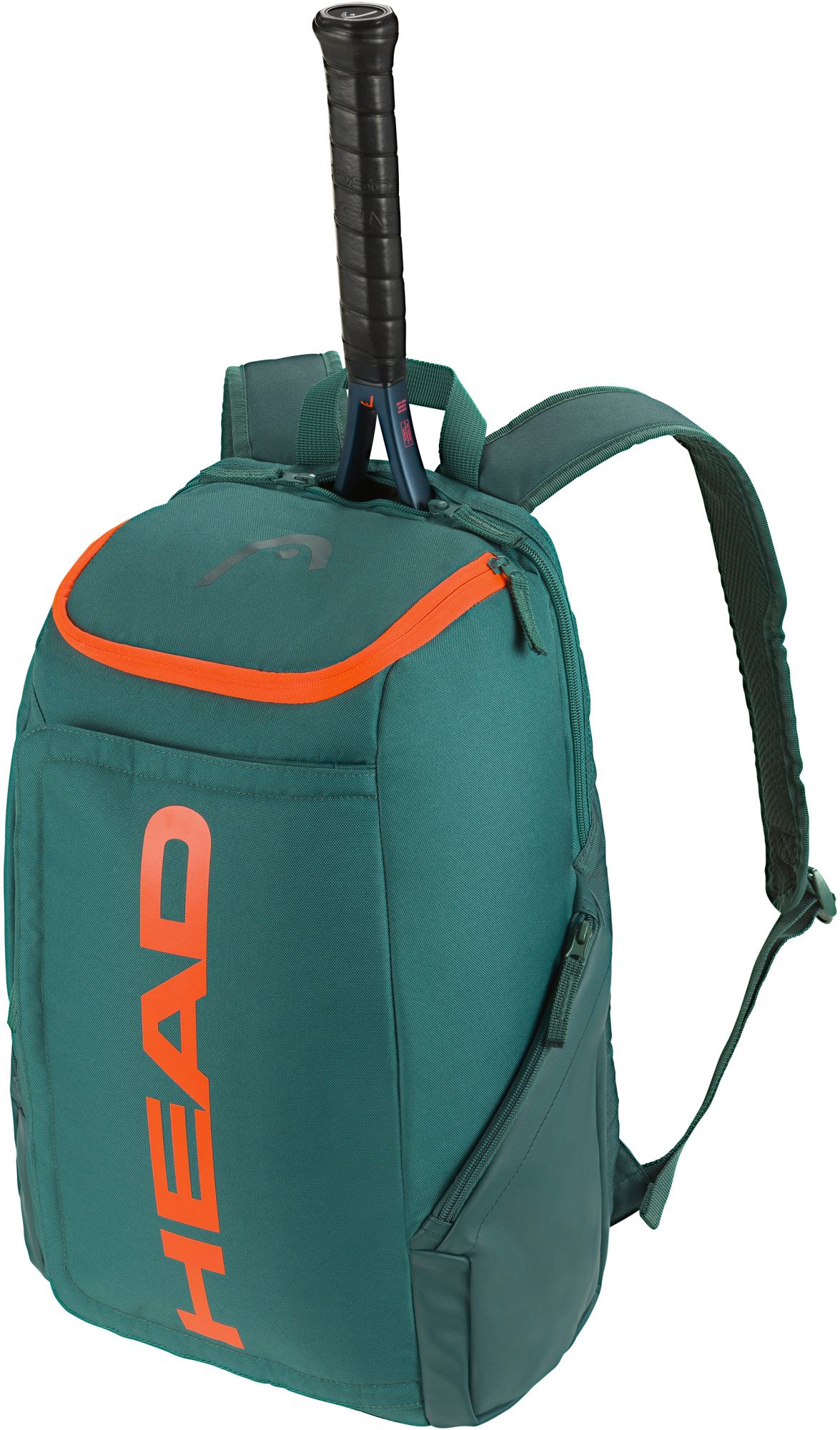 Head Radical Pro Tennis Backpack (Dark Cyan/Fluorescent Orange)