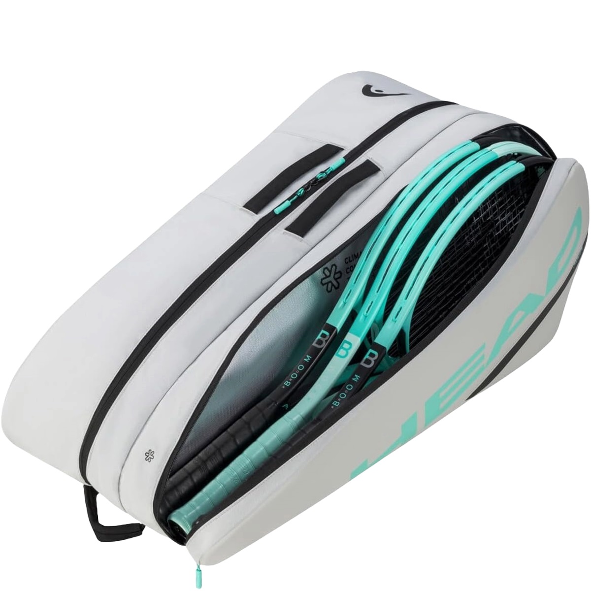 Head Tour 9R Tennis Racquet Bag L (Ceramic/Teal)