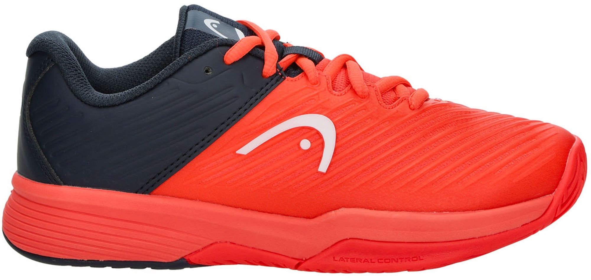 Head Juniors Revolt Pro 4.0 Tennis Shoes (Blueberry/Fiery Coral)