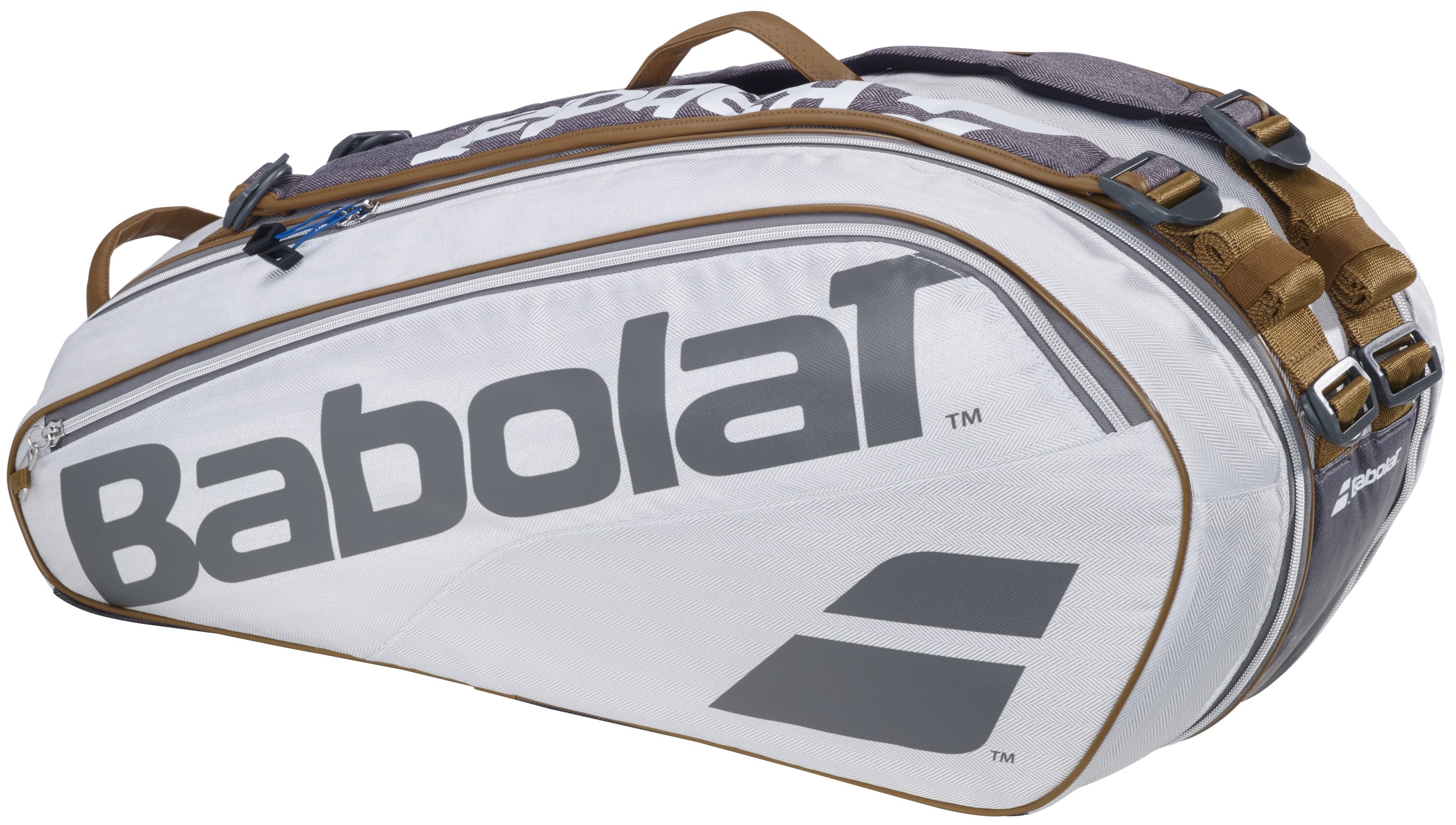 Babolat Pure Wimbledon Racquet Holder x6 Tennis Bag (White)