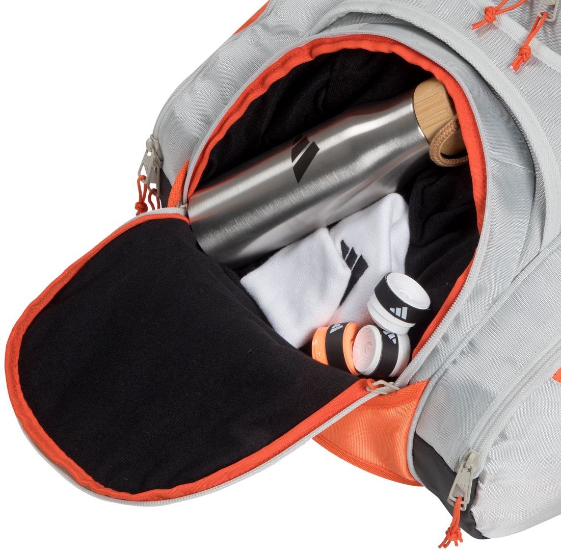 Adidas Multigame 3.3 Padel & Pickleball Racket Bag (Grey/Team Solar Orange)