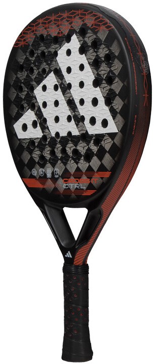 Adidas Cross It CTRL Padel Racket (Black/Solar Red)