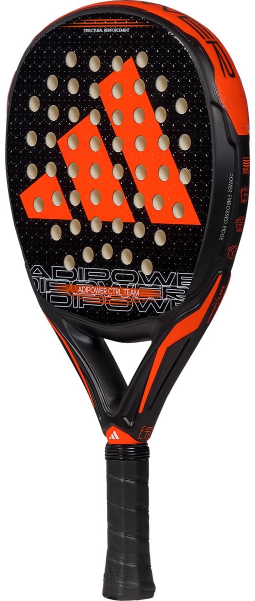 Adidas Adipower CTRL Team 3.3 Padel Racket (Black/Orange)