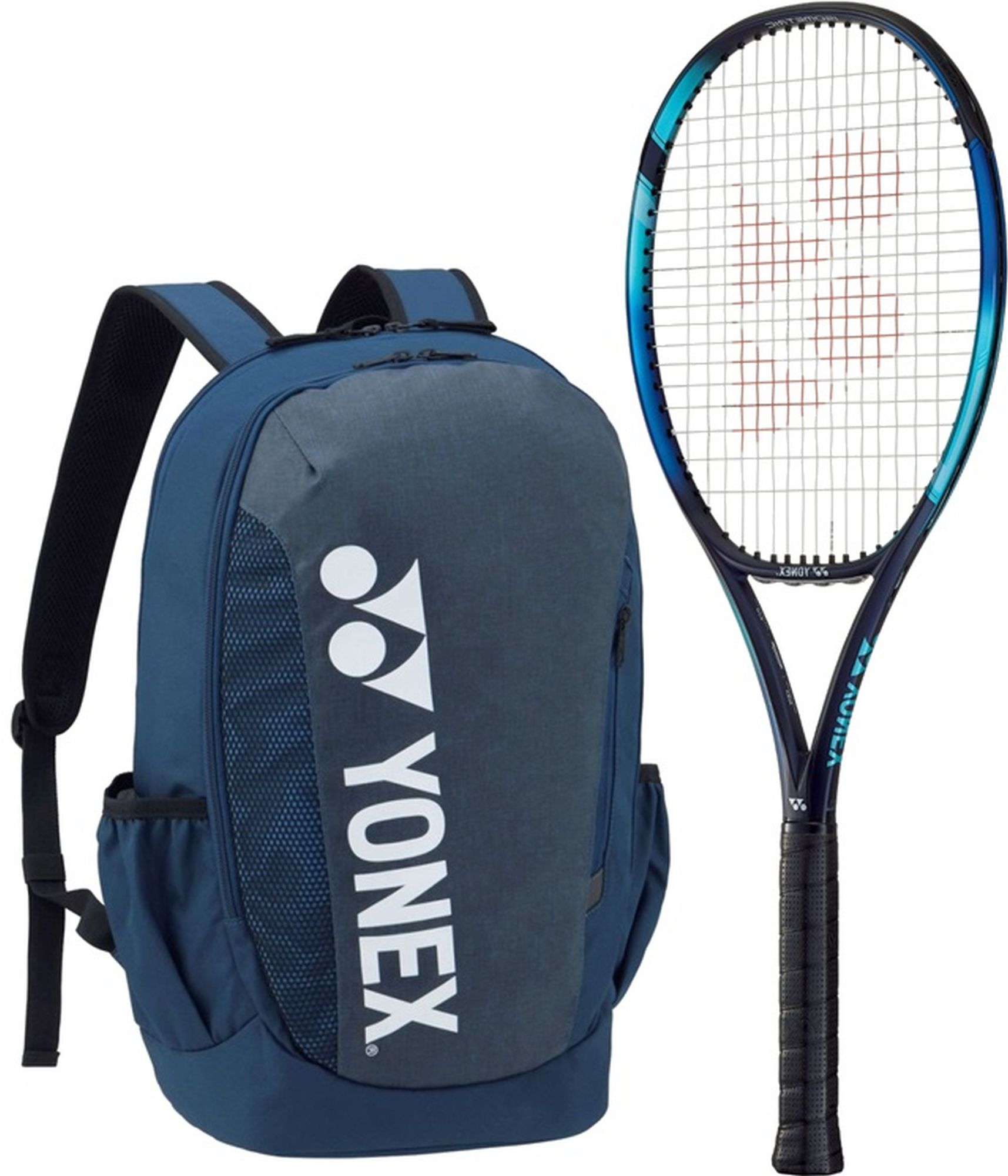 Yonex EZone 98 7th Gen + Backpack (Deep Blue)