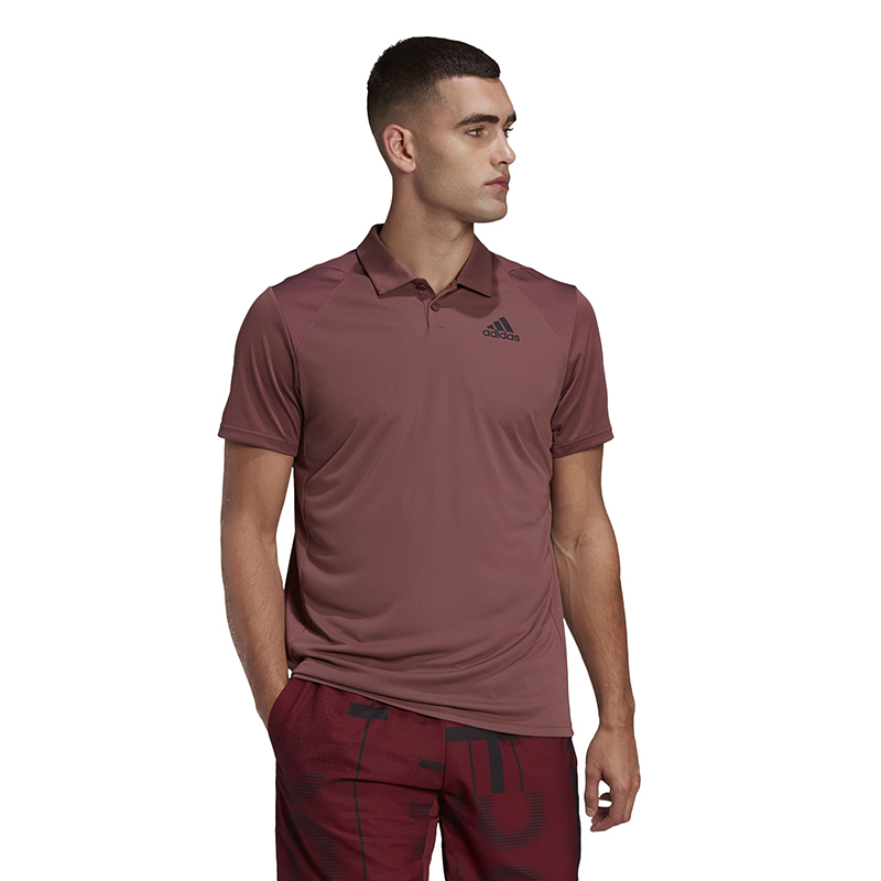 Adidas Men's Club Tennis Polo (Maroon)