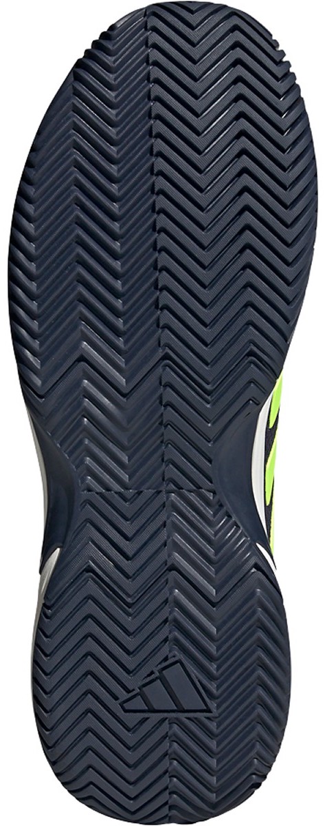 Adidas Men's GameCourt 2 Tennis Shoes (Shadow Navy/Lucid Lemon/Core White)