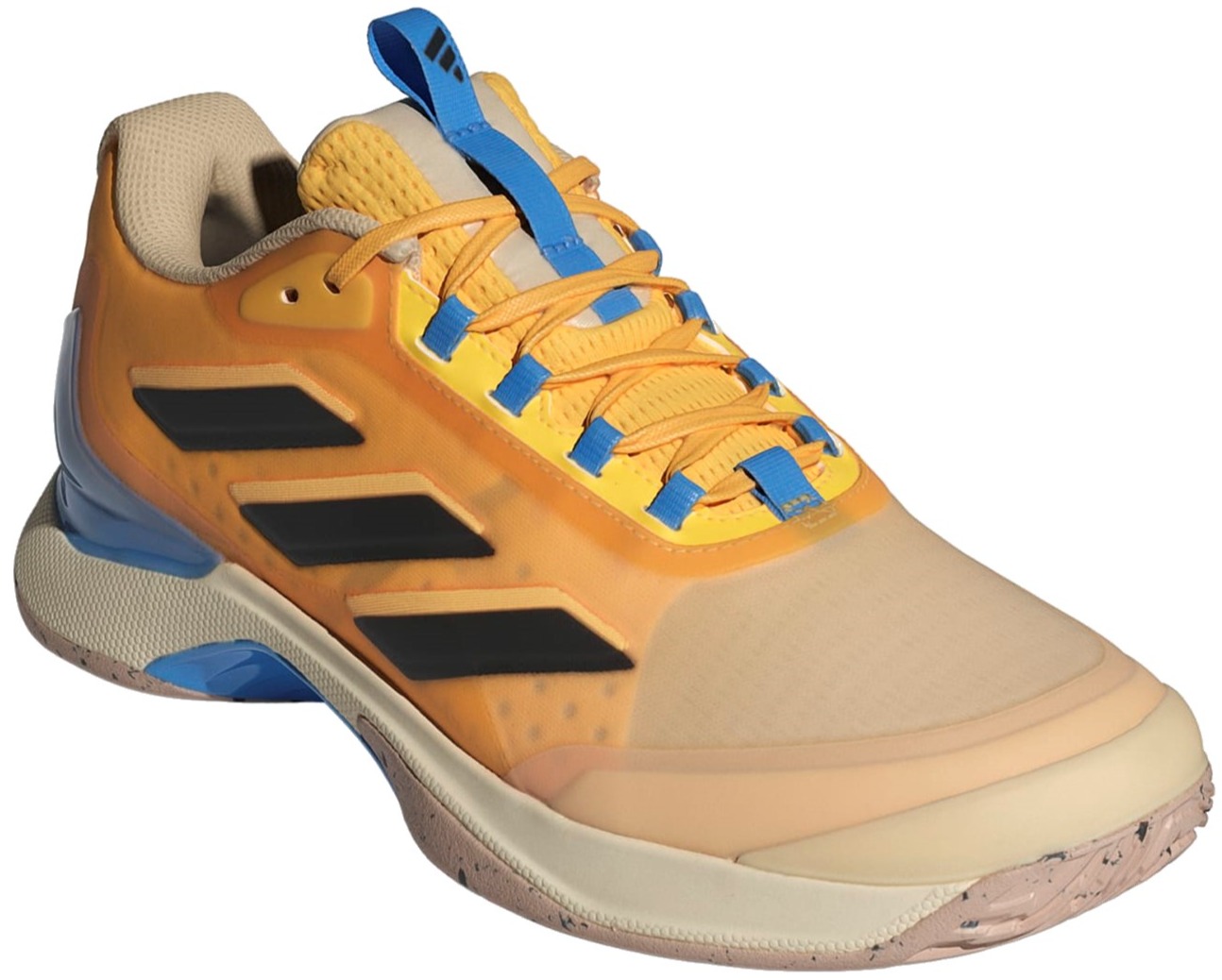 Adidas Women's Avacourt 2 Tennis Shoes (Semi Spark/Core Black/Blue Burst)