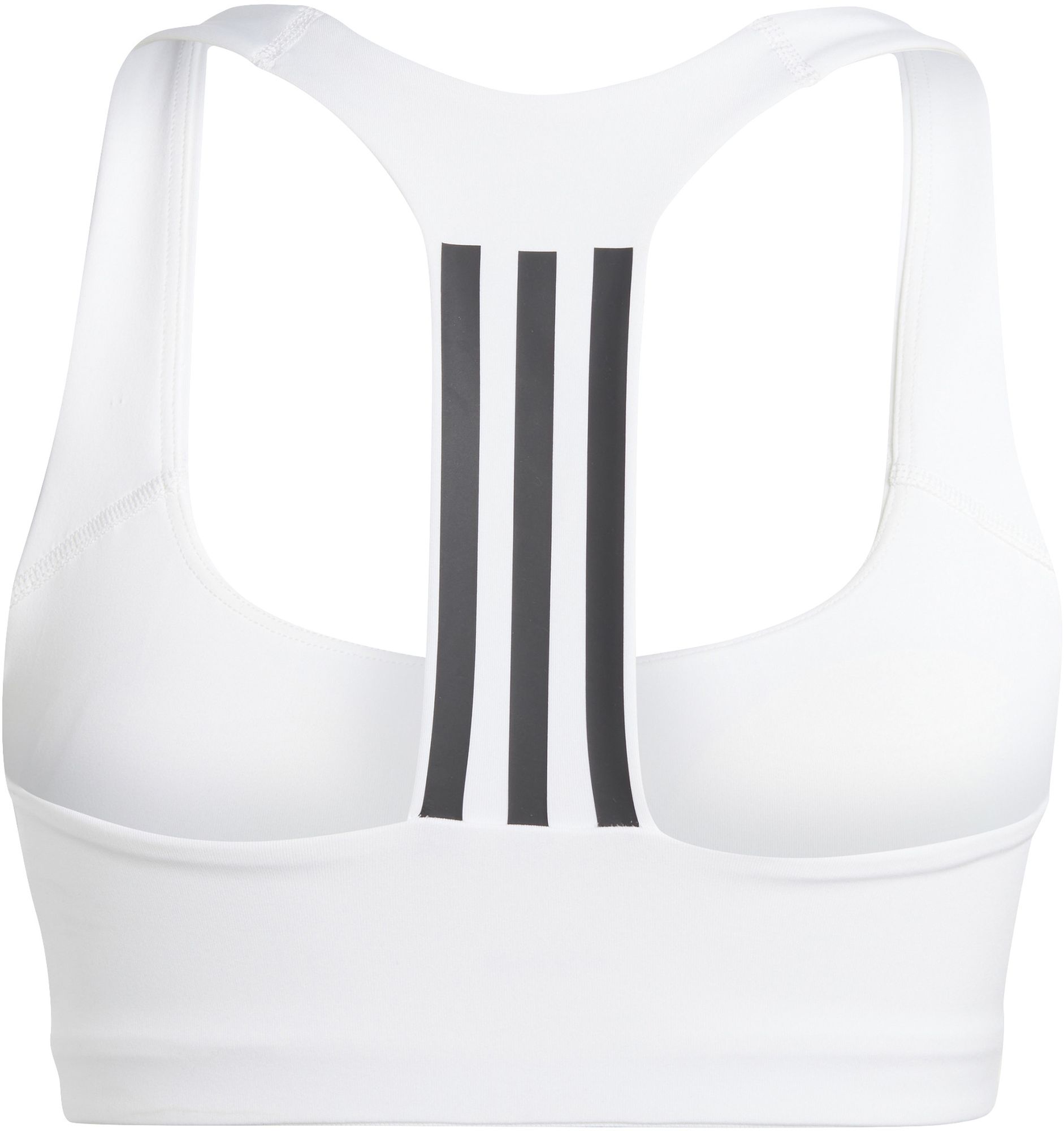 Adidas Women's Power Impact Tennis Training Bra (White)
